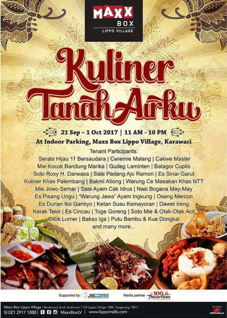 √Event Kuliner September-Oktober 2017 - Kuliner Asyik
